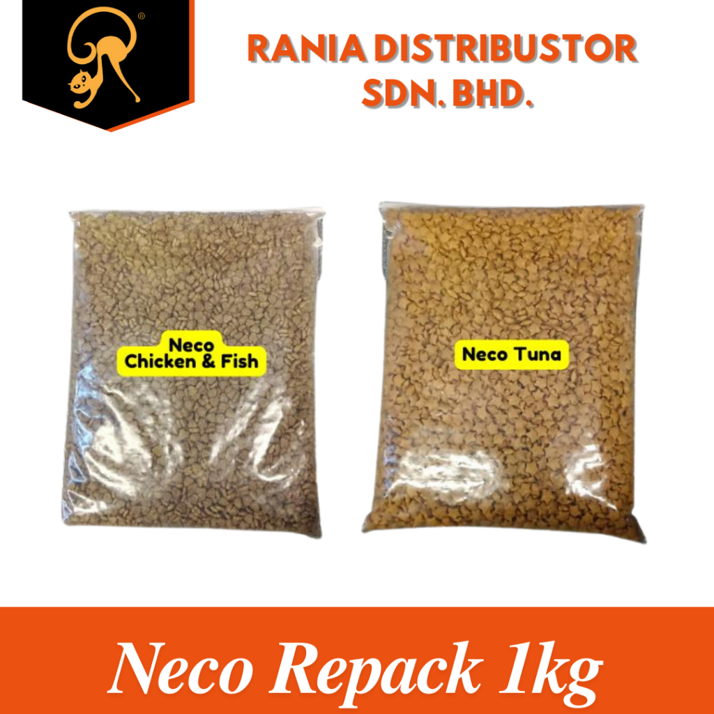Neco Cat Food Tuna / Ocean Fish / Chicken Fish Repack 1kg | Shopee Malaysia