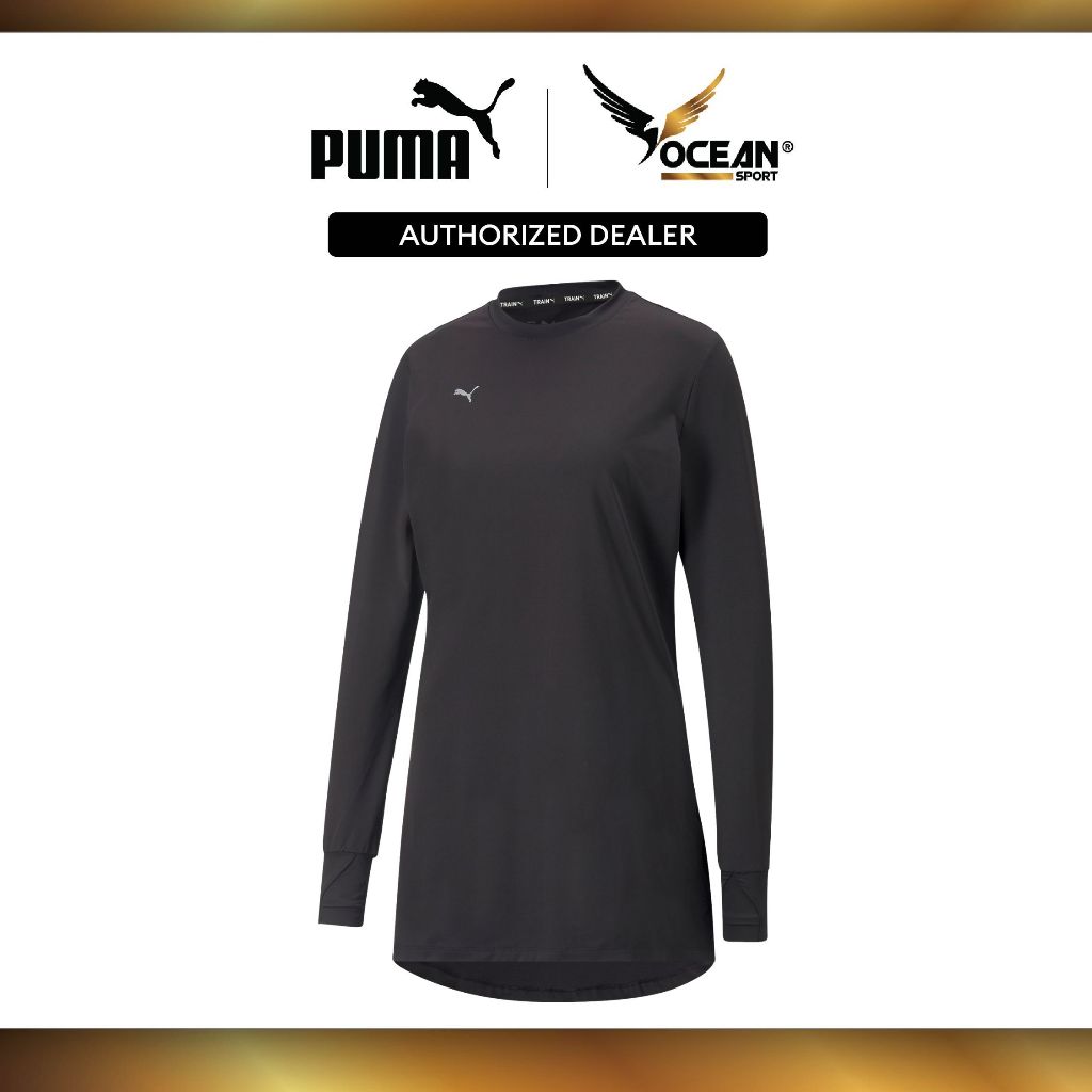 Puma Modest Activewear Women Long Sleeve Black 52179001 | Shopee Malaysia