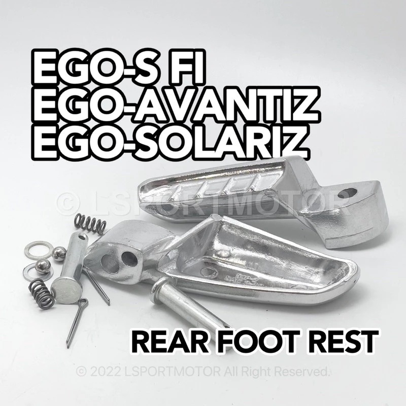 YAMAHA EGO-S FI / AVANTIZ / SOLARIZ REAR FOOTREST SET 0 FOOT REST (R/L ...