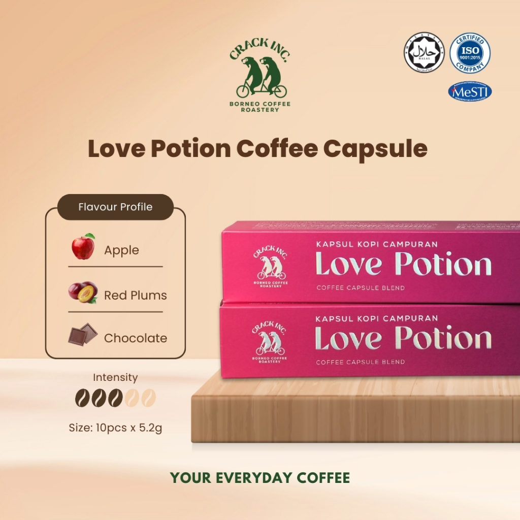CRACK INC. Love Potion Coffee Capsule (10pcs) | Shopee Malaysia
