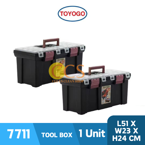 TOYOGO TYG 7711 MULTI COMP. TOOL BOX (L) 工具箱 | Shopee Malaysia