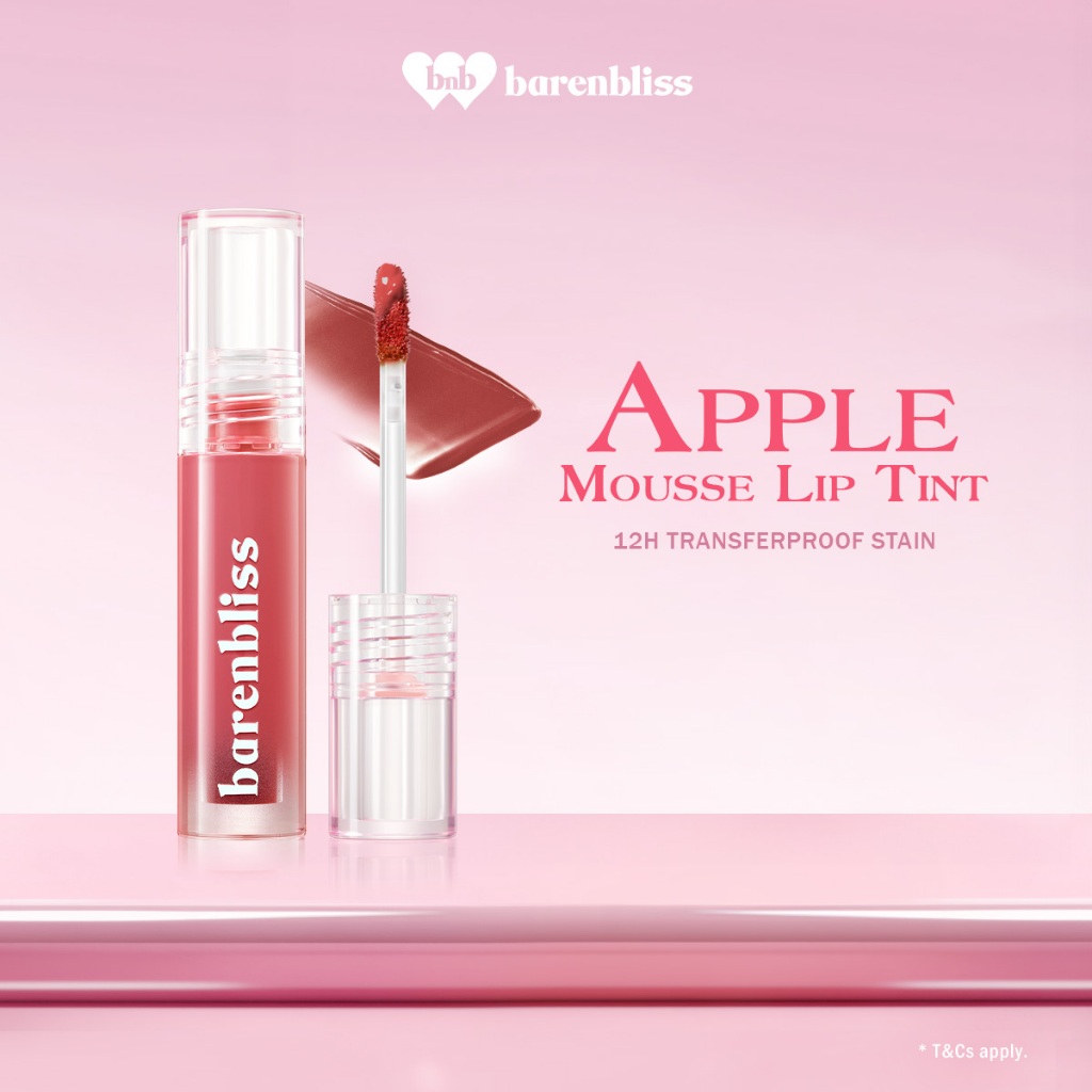 [LIVE HOT] BNB barenbliss Apple Makes Adorable Lip Mousse Tint ...