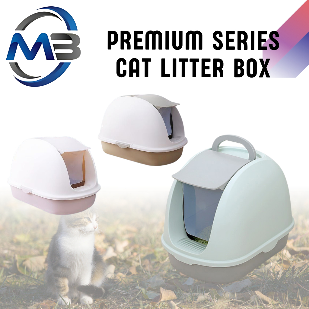Cat Litter Box Hooded Type Premium Collection Enclosed Cat Litter Box ...