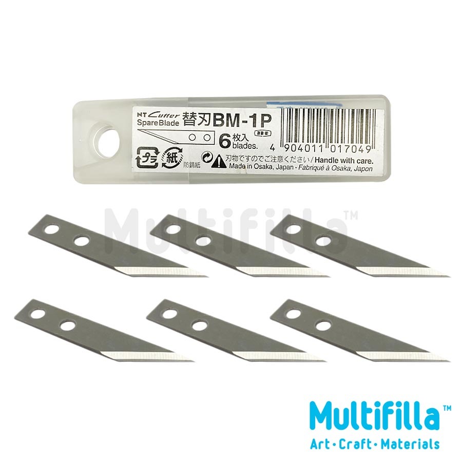 NT Cutter Spare Blades 6pcs (BM-1P) | Shopee Malaysia