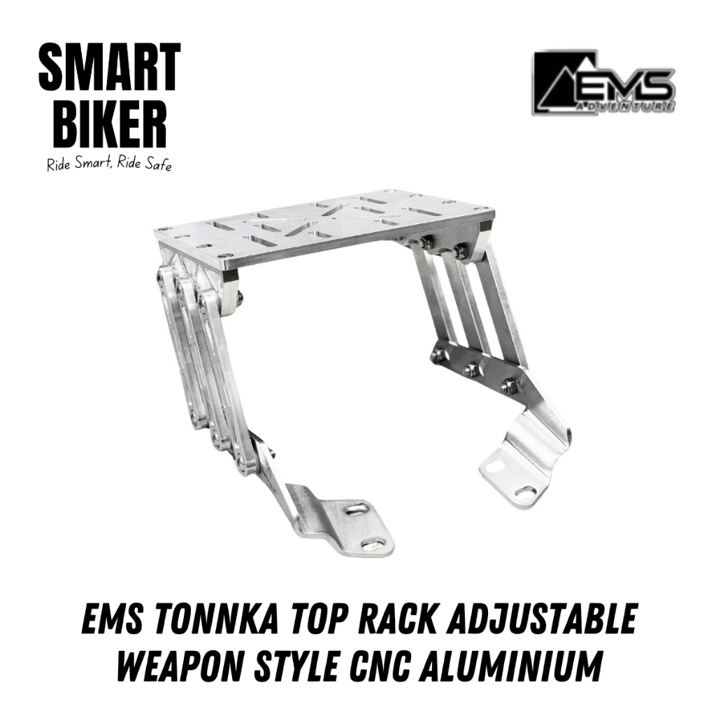 EMS Tonnka CNC Aluminium Top Rack Adjustable Weapon Style Honda RSX ...