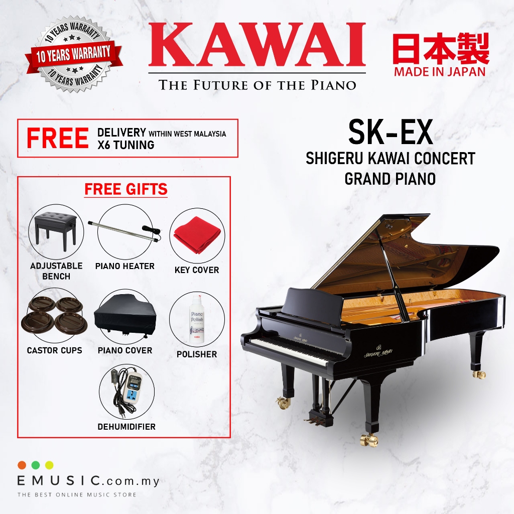 Kawai SK-EX (Made in Japan) Shigeru Kawai Grand Piano (SK-EX/ SKEX ...