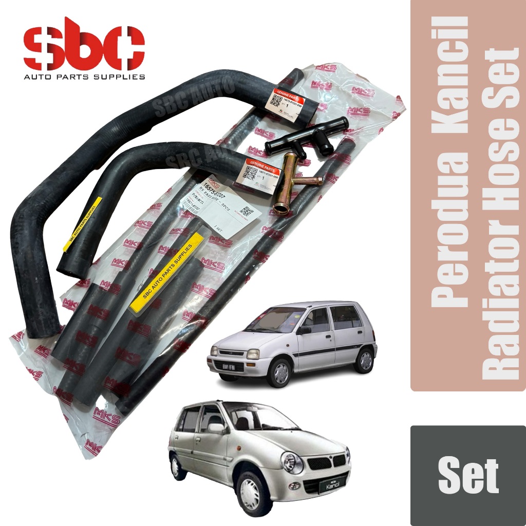 PERODUA KANCIL 660 850 RADIATOR HOSE COMPLETE SET | Shopee Malaysia
