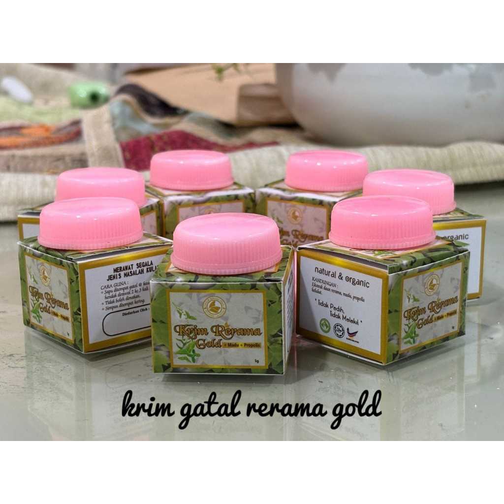 [HQ 2025] Krim Gatal Rerama Gold Atasi Masalah Berkaitan Kulit | Shopee ...