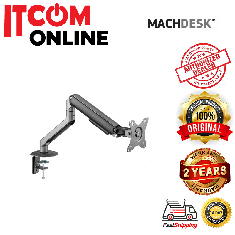 MACHDESK LCD SINGLE SPRING ASSISTED MONITOR ARM UP TO 32'' DESKMOUNT ...
