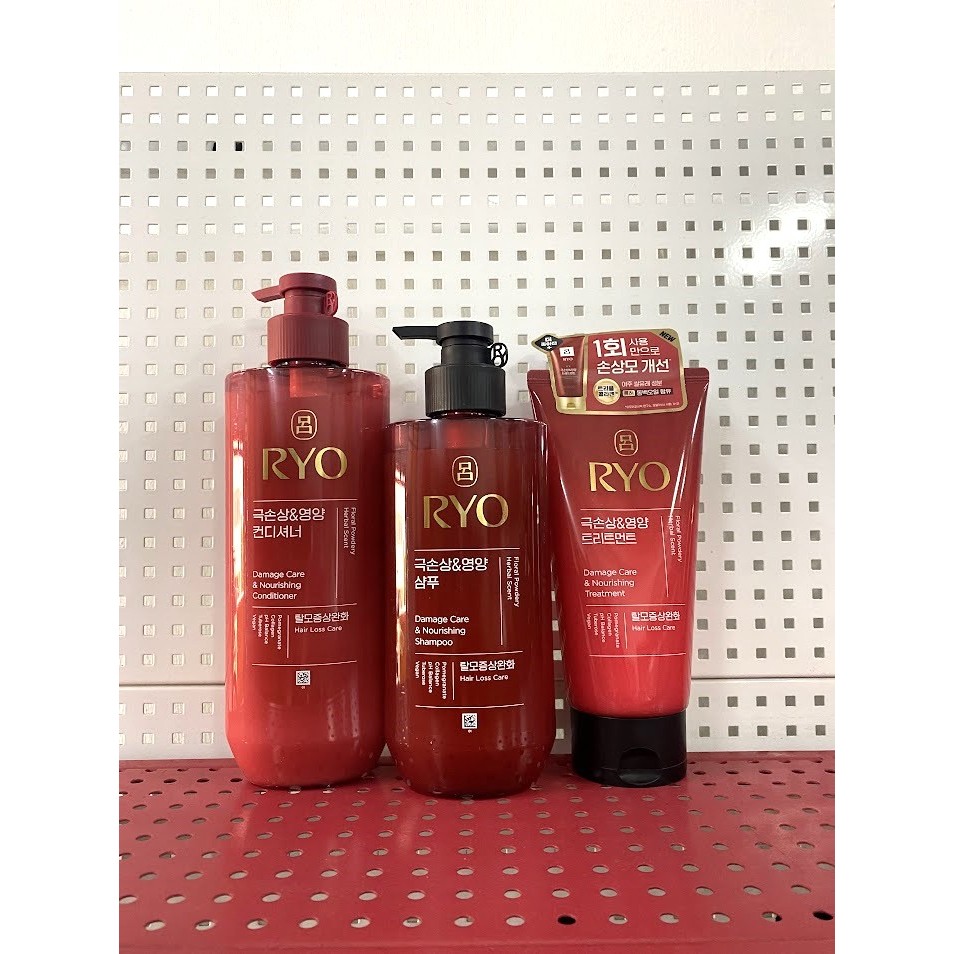 Ryo Damage Care Shampoo Set 480ml +112 ml / Conditioner 592ml / Treatment 330ml | Shopee Malaysia