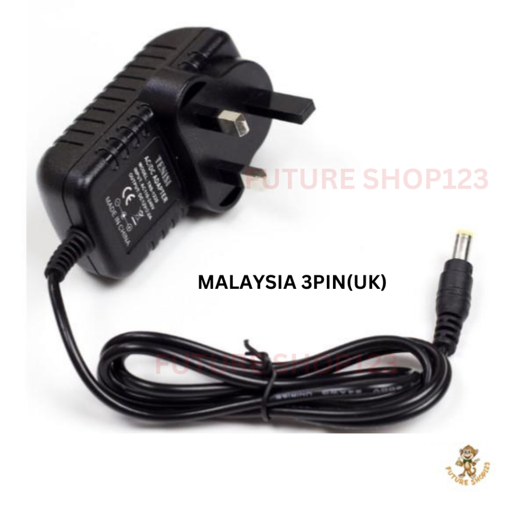 12V 2A AC to DC Power Supply CCTV Arduino LED Strip Adapter Adaptor (1m ...