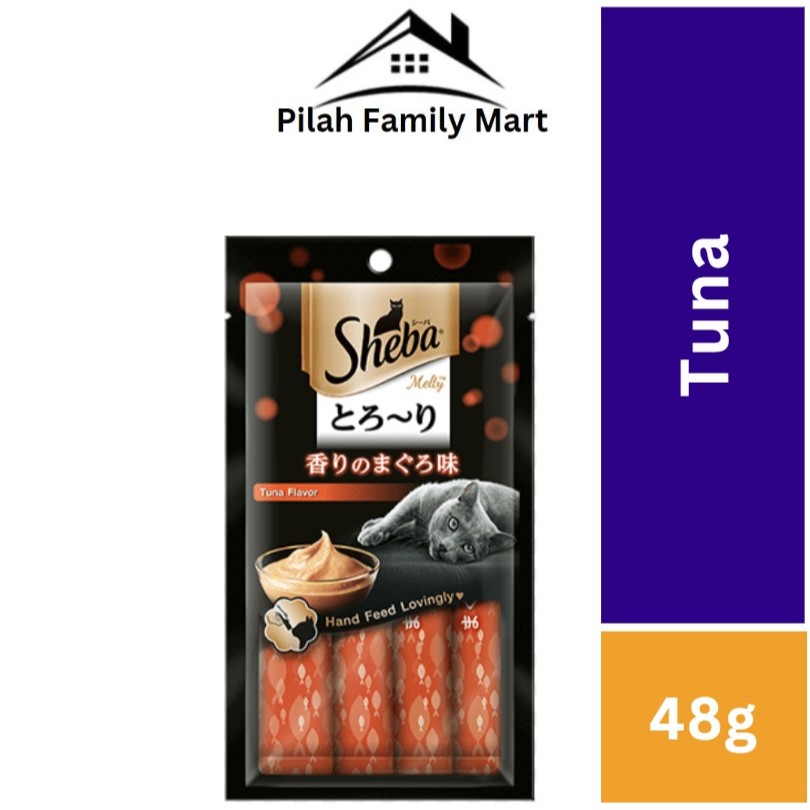 Melty Tuna SHEBA Cat Treat 4 x 12g (48g) | Shopee Malaysia