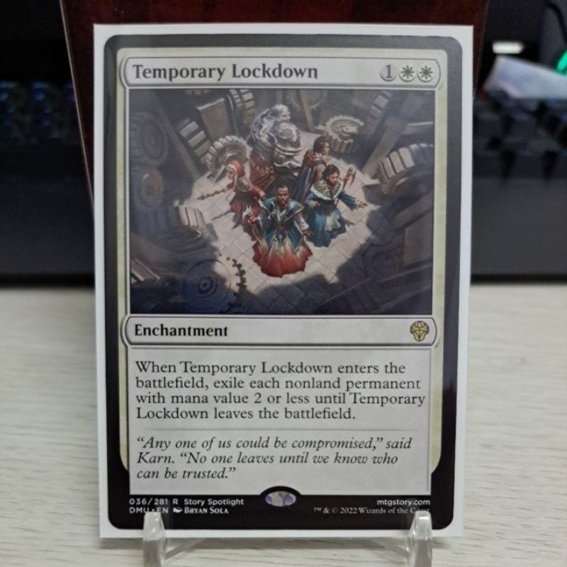 MTG Temporary Lockdown (DMU)(Rare) | Shopee Malaysia