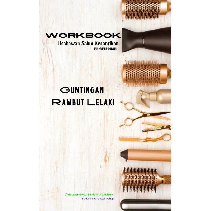 BUKU LATIHAN KEMAHIRAN GUNTINGAN RAMBUT LELAKI | Shopee Malaysia