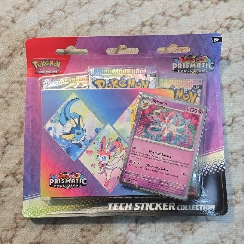 PRISMATIC EVOLUTION TECH STICKER COLLECTION ORIGINAL POKEMON TCG ...