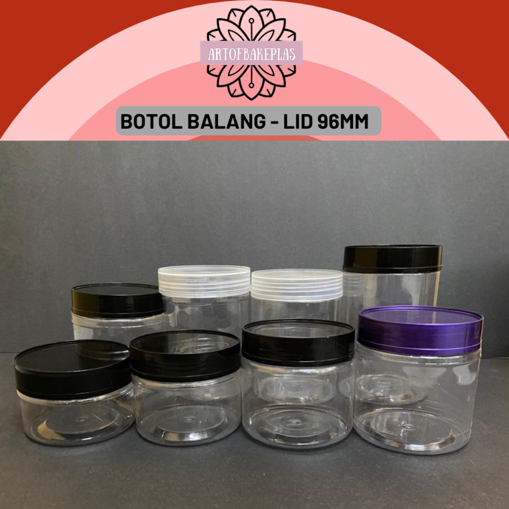 Balang Kuih Raya / Bekas Kuih Raya / Cookie Jar / Balang Plastik Kosong ...