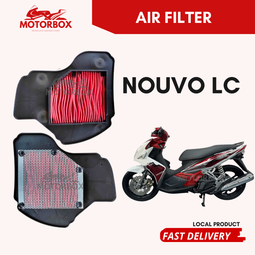 NOUVO LC AIR FILTER - NOUVO-LC NOUVOLC FIRST MODEL ELEMENT KOTAK ANGIN ...