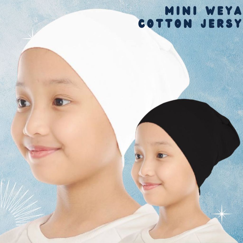 MINI WEYA Anak Tudung Cotton Jersy Inner Kanak-Kanak | Shopee Malaysia