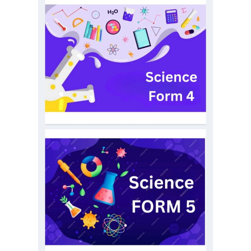 Science Form 4 & Form 5 SPM KSSM | Shopee Malaysia