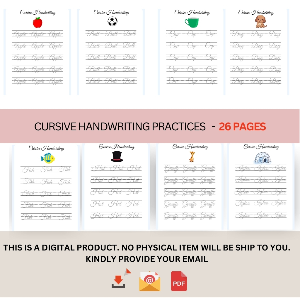 Cursive Handwriting Practices | Shopee Malaysia