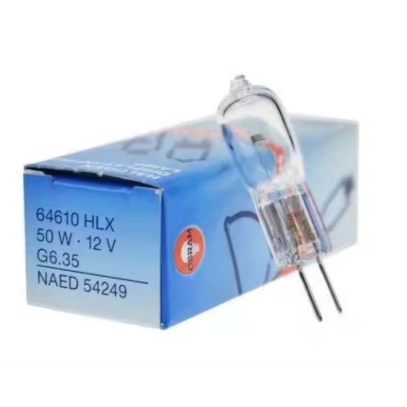 Original OSRAM Halogen Lamp 12V 50W 64610 HLX G6.35 NAED 54249 | Shopee ...
