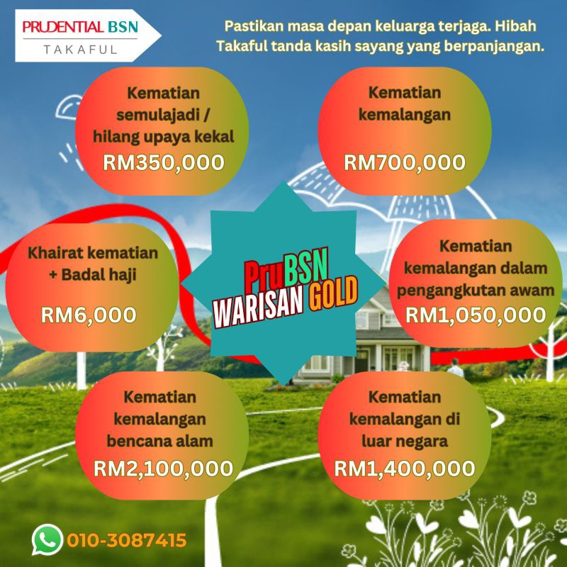 PruBSN Hibah Warisan Gold (Quotation & Application) | Shopee Malaysia