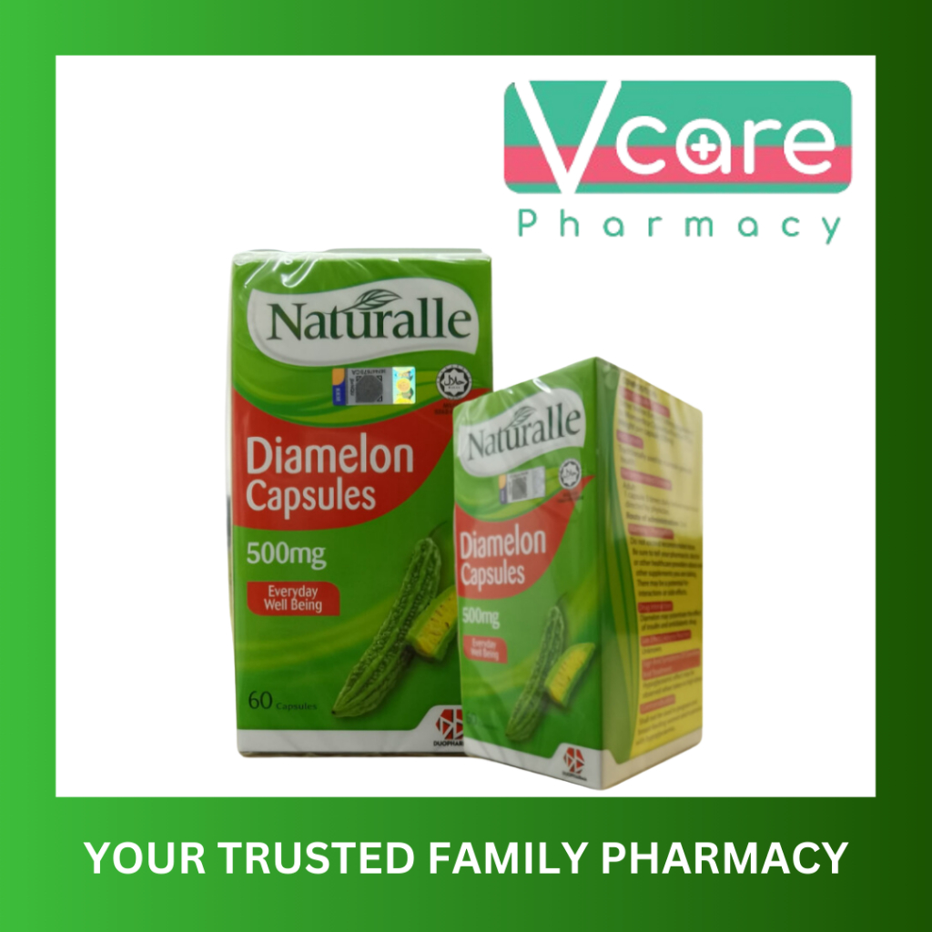 Naturalle Diamelon Capsule 500 mg 60'S | Shopee Malaysia