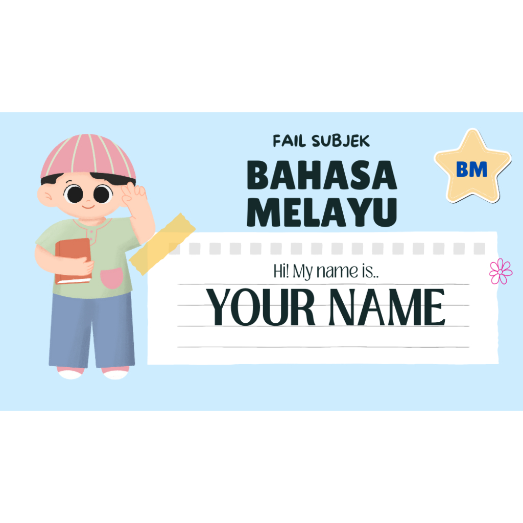 Subjek Tagging Fail Anak Sekolah mengikut subjek dan nama anak boleh ...