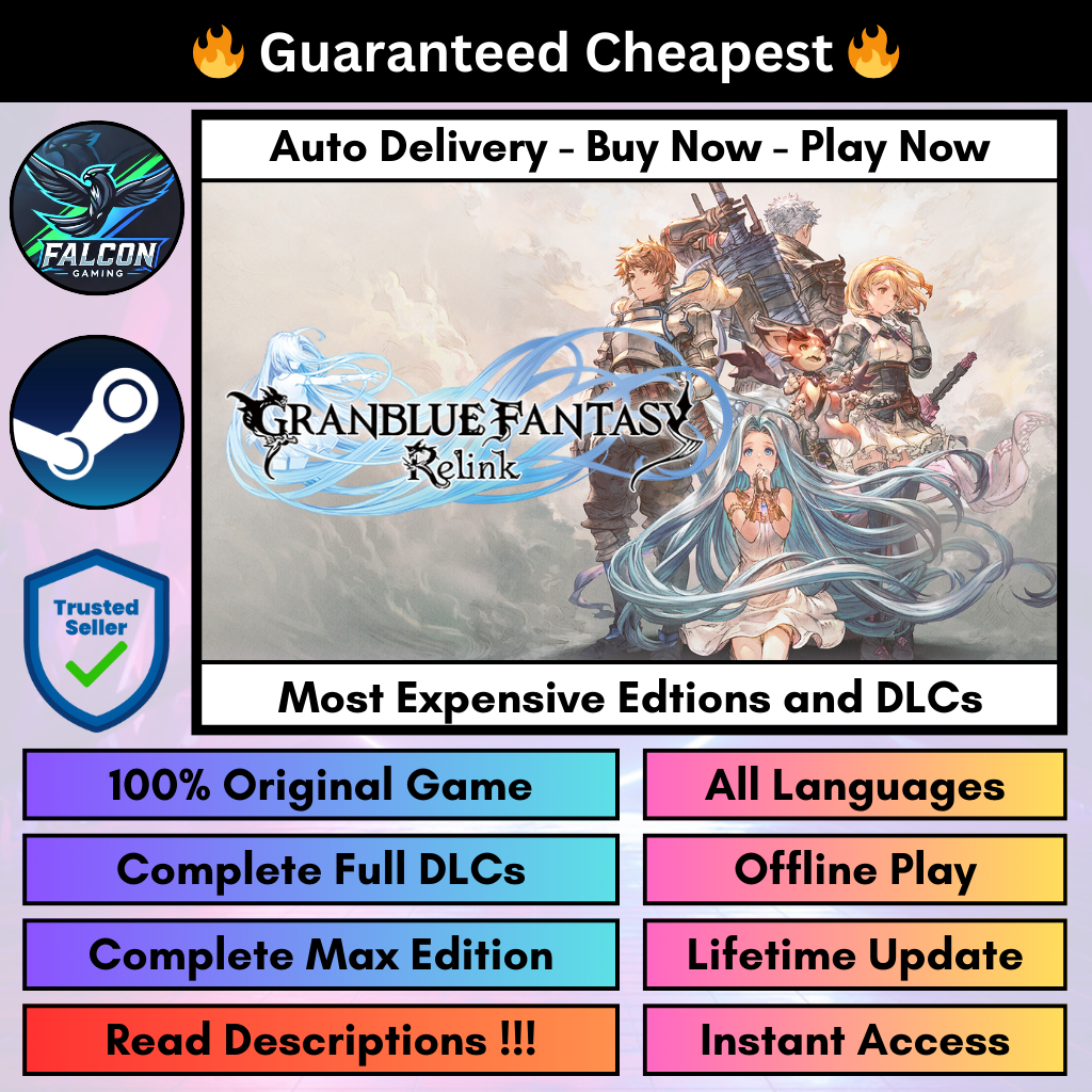 GRANBLUE FANTASY: Relink [Auto Delivery] Own Steam Account, Offline ...