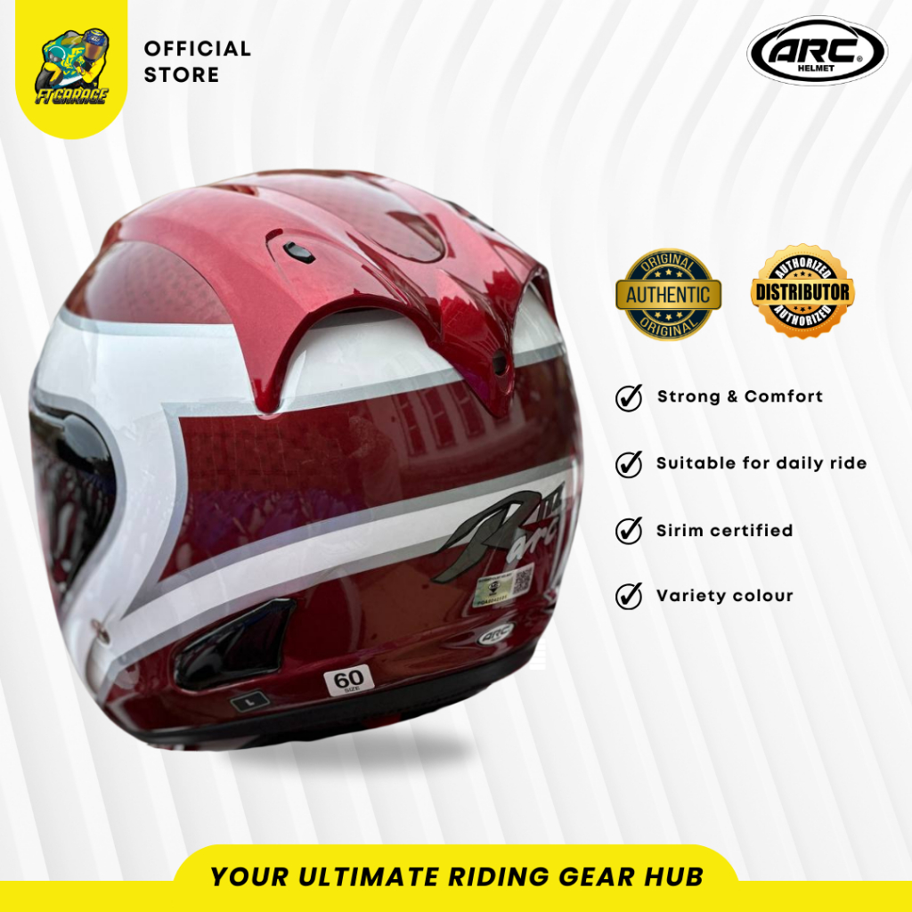 HELMET ARC RITZ X-SERIES - SPEEDX (HELMET ONLY) | Shopee Malaysia