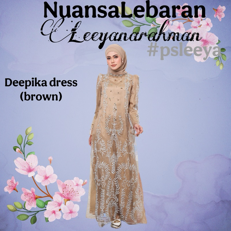 Deepika dress LEEYANARAHMAN ️(baca description) | Shopee Malaysia