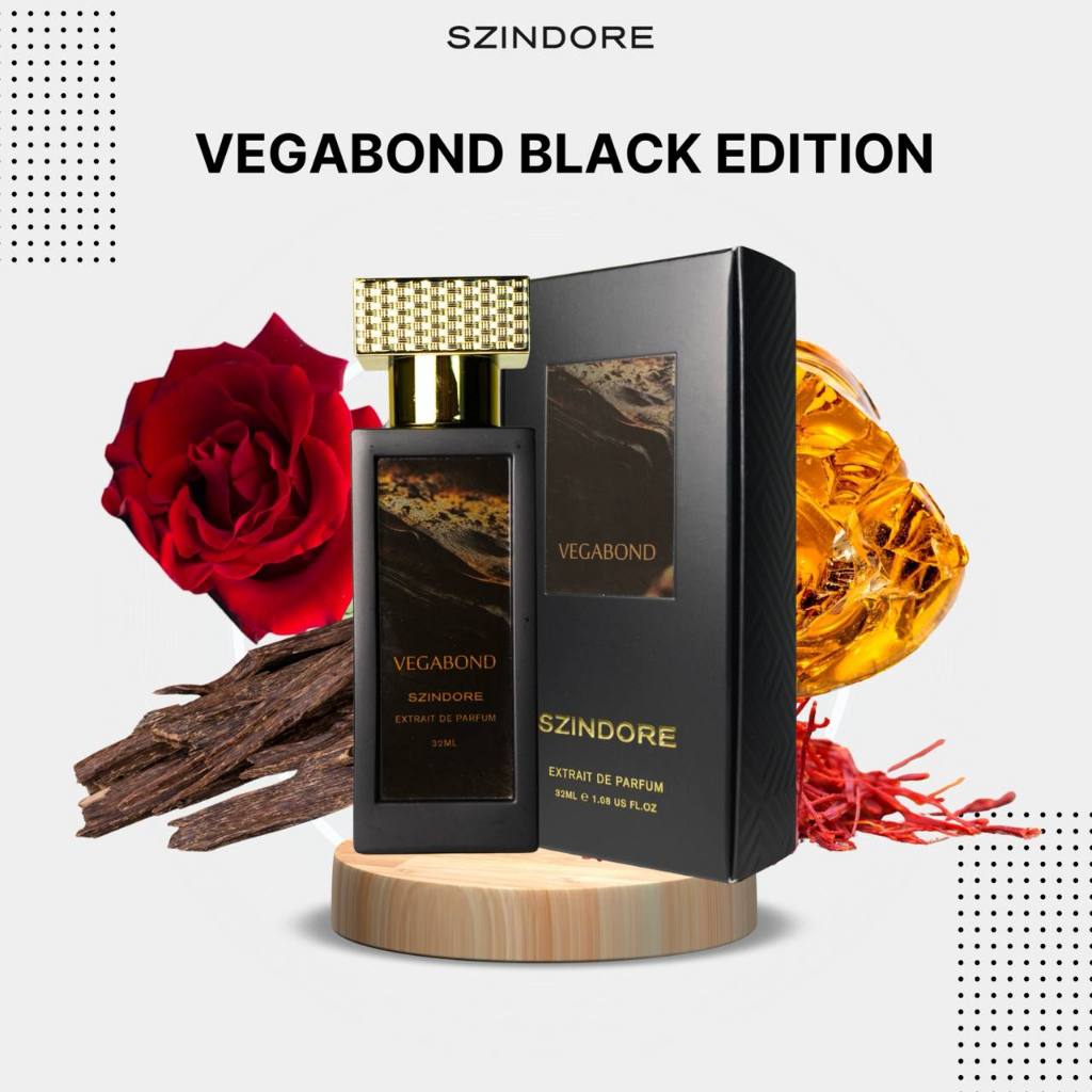 SZINDORE VEGABOND BLACK EDITION PERFUME FOR UNISEX 32ML | Shopee Malaysia