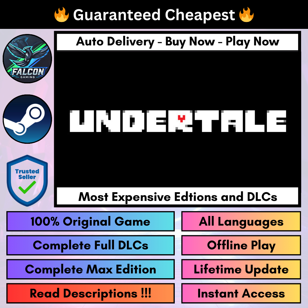 Undertale Steam [Auto Delivery] [Full DLC] [Steam Offline] Falcon PC ...