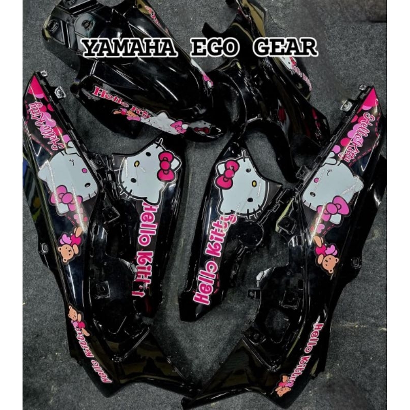 COVERSET YAMAHA EGO GEAR HELLO KITTY | Shopee Malaysia