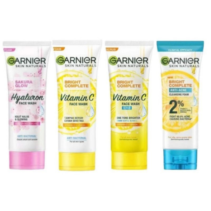 garnier face wash 100ml sabun cuci muka - kuning 100 ml | Shopee Malaysia