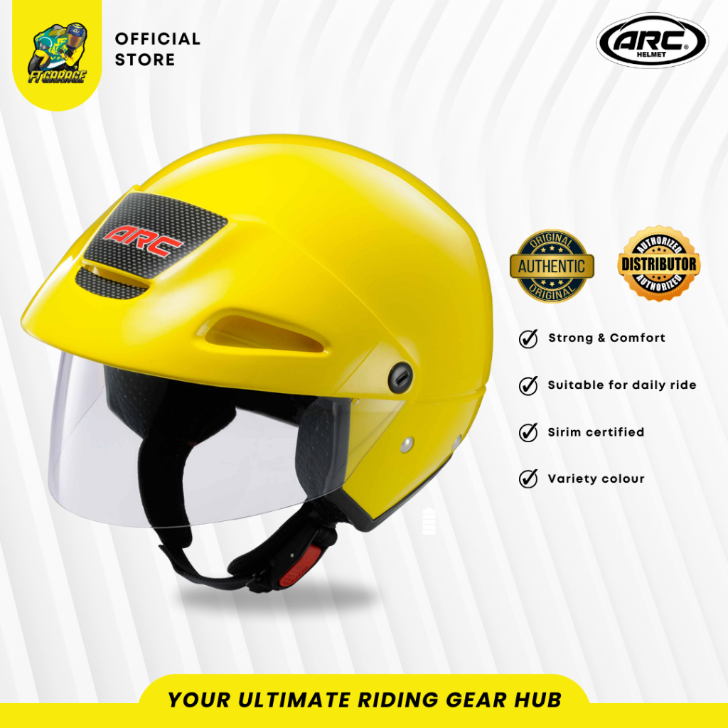 (READY STOCK) HELMET ARC AF6/FREE SAIZ 60CM [STENG] | Shopee Malaysia