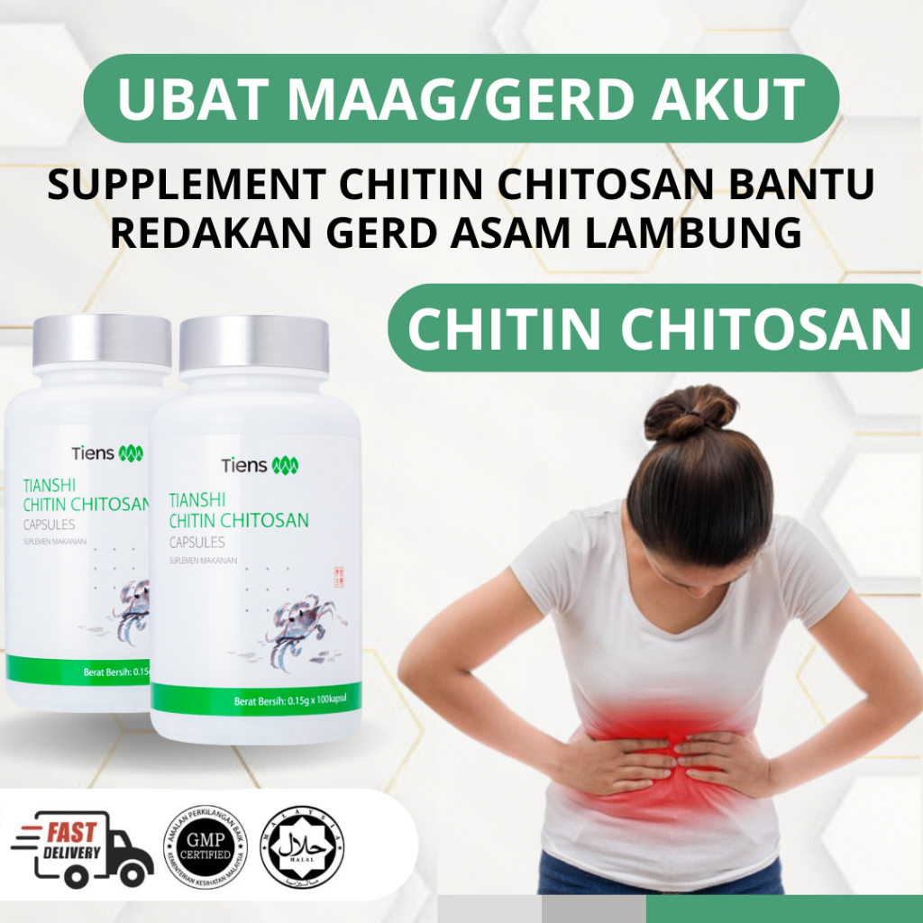 Ubat Gastrik Original Lulus KKM, Supplement Chitin Chitosan Untuk Atasi ...