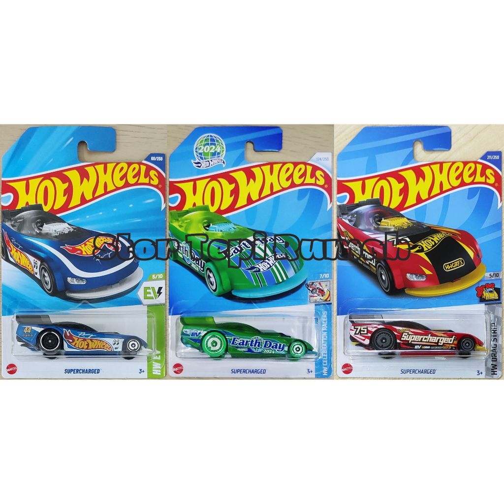 Hot Wheels Supercharged [HW Fantasy EV Celebration Racers Drag Strip ...