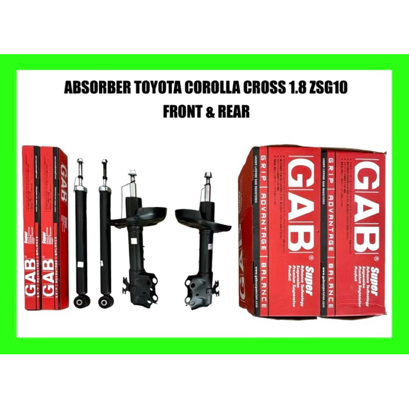 ORIGINAL GAB ABSORBER TOYOTA COROLLA CROSS 1.8 ZSG10 (2021~ | Shopee ...