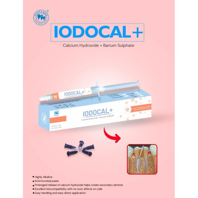 CALCIUM HYDROXIDE + BARIUM SULPHATE 2SYR X 3G (IODOCAL+) | Shopee Malaysia
