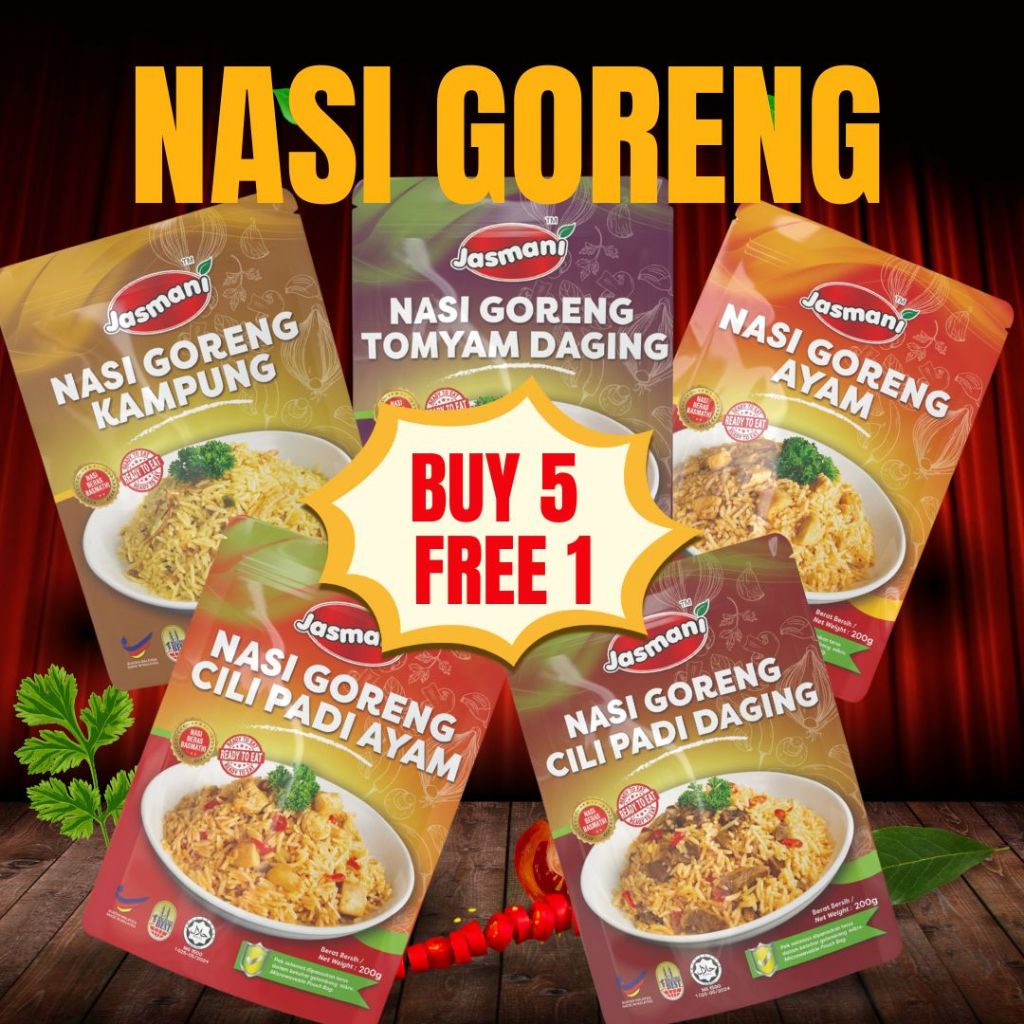[JASMANI] NASI GORENG SERIES READY TO EAT | Shopee Malaysia