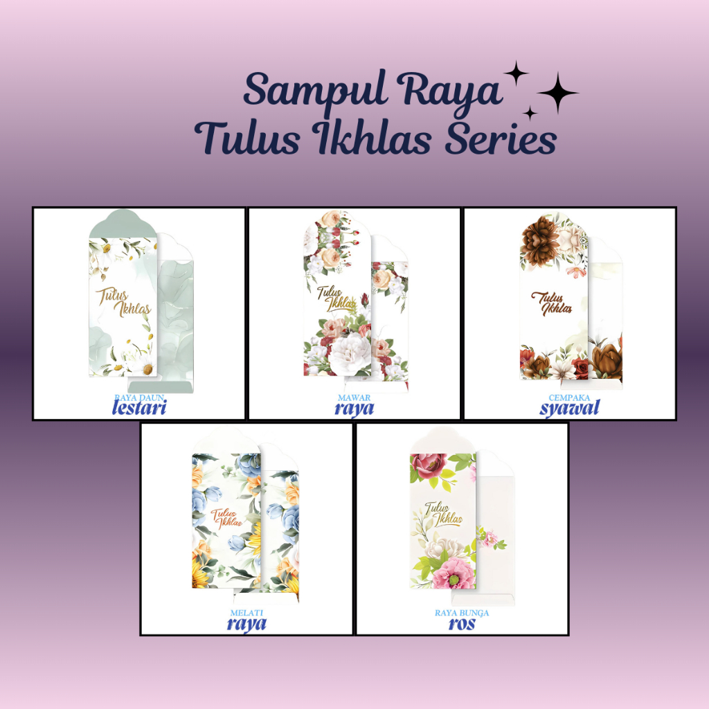 Sampul Raya 2025 Tulus Ikhlas Series | Shopee Malaysia