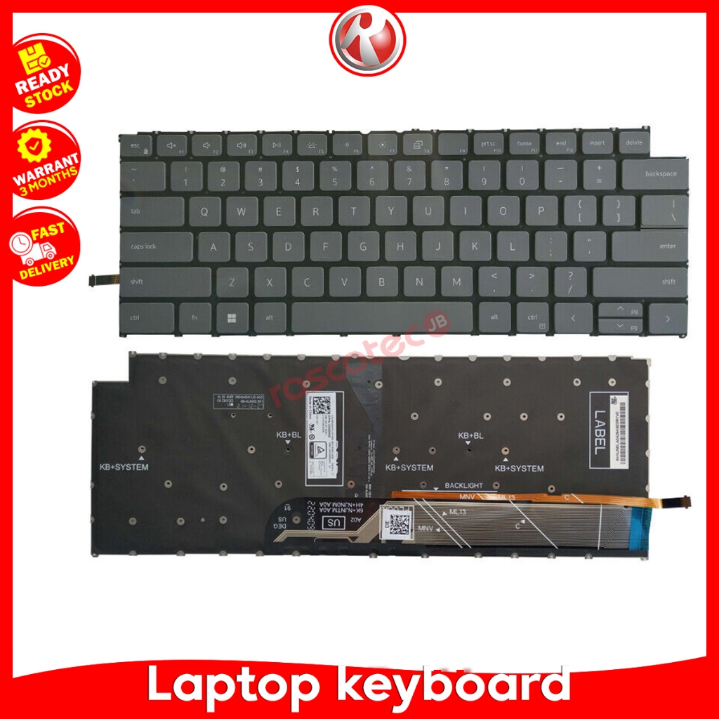 Replacement Laptop Keyboard for DELL Latitude 3320 3420 3330 E3420 2 ...