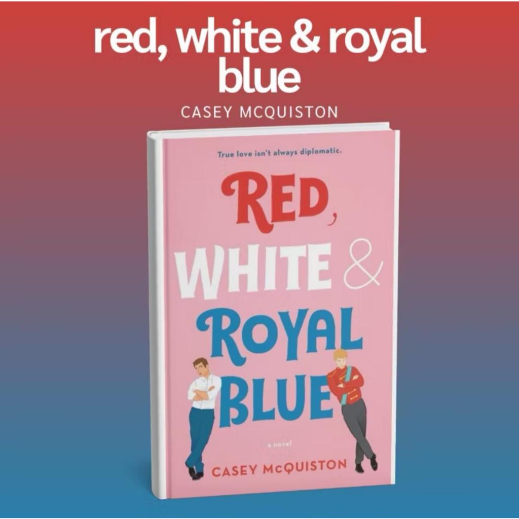 red, white & royal blue by casey mcquiston | Shopee Malaysia