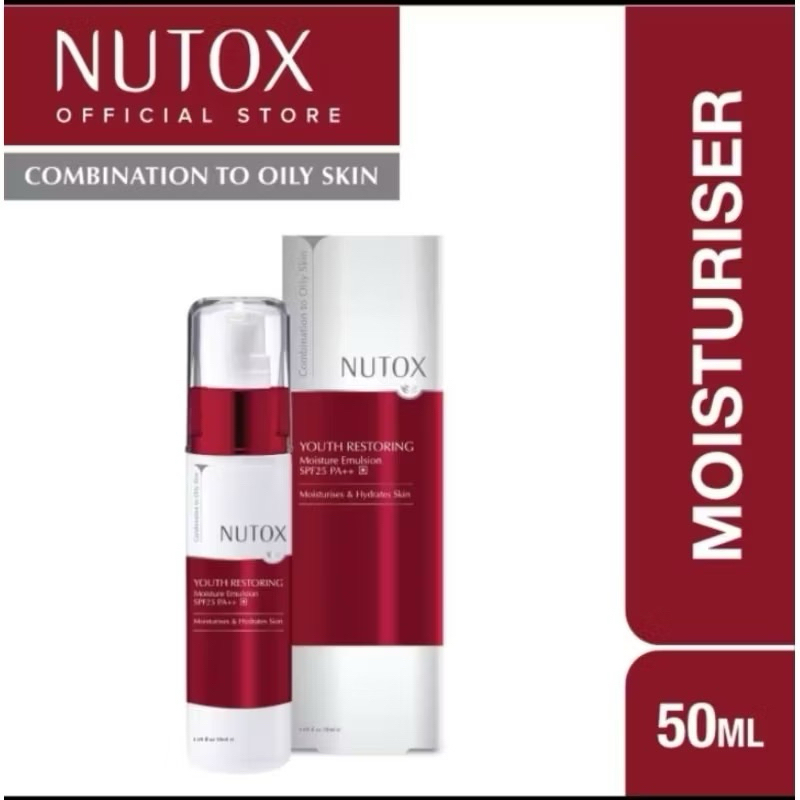 Nutox Youth Restoring Moisture Emulsion SPF 25 PA+ 50ml(Exp 08/2025 ...
