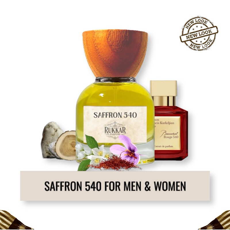 Rukkar Perfume SAFFRON 540 - Eau de Parfum Untuk Lelaki dan Wanita ...