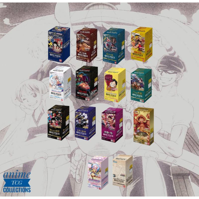 ONE PIECE CARD GAME (TCG) : OP09 / OP10 / PRB-01 / EB-02 booster box ...