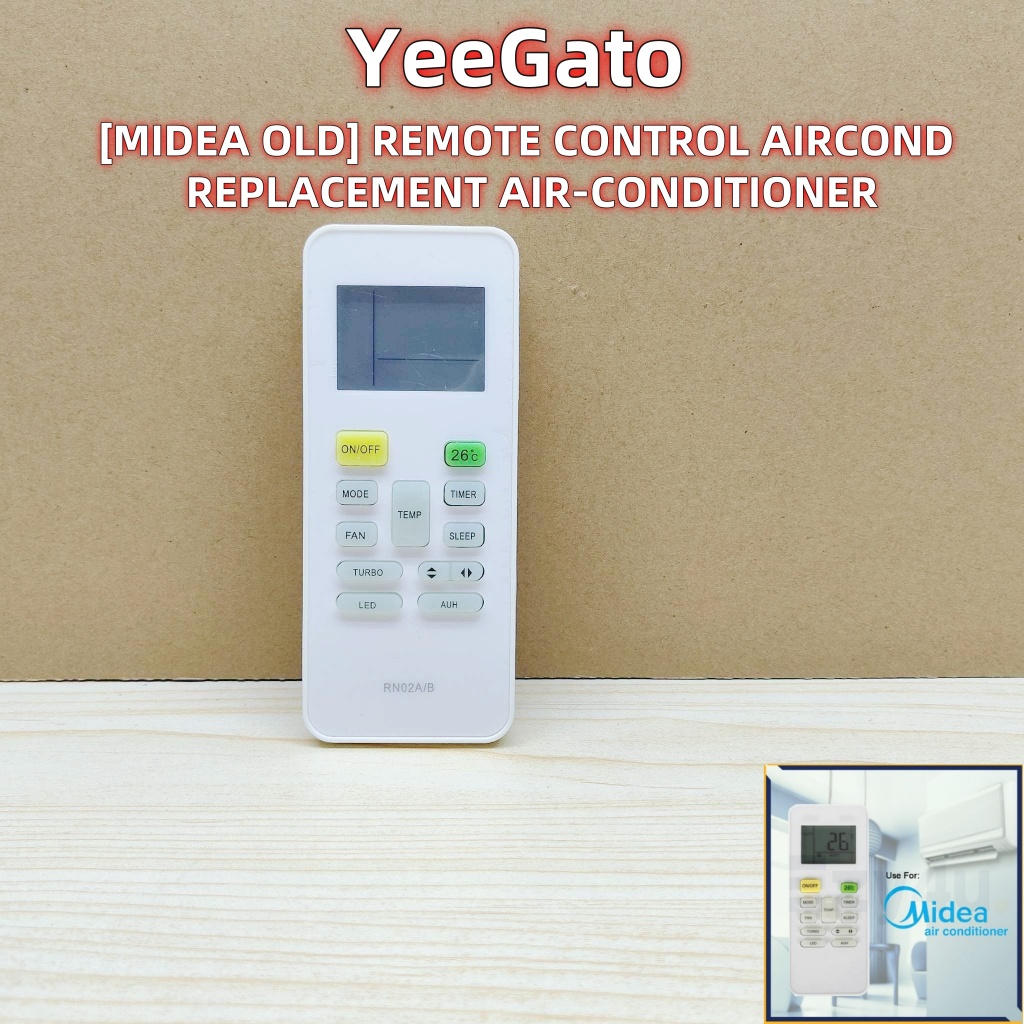 [MIDEA OLD] REMOTE CONTROL AIRCOND REPLACEMENT AIR-CONDITIONER {RG52B ...