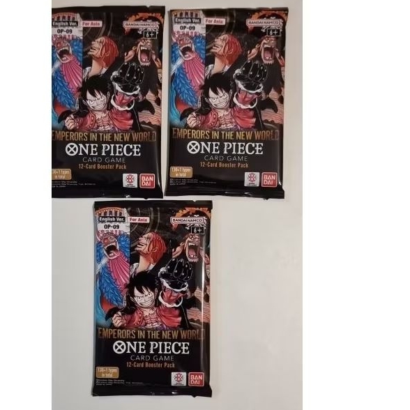One Piece OP09 TCG Seal Pack ENGLISH (Authentic) 10 Pieces Cards Per ...