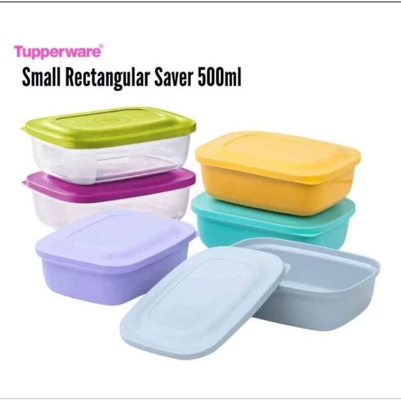 💖💖 Tupperware Small Rectangular Saver (1pc) 500ml | Shopee Malaysia
